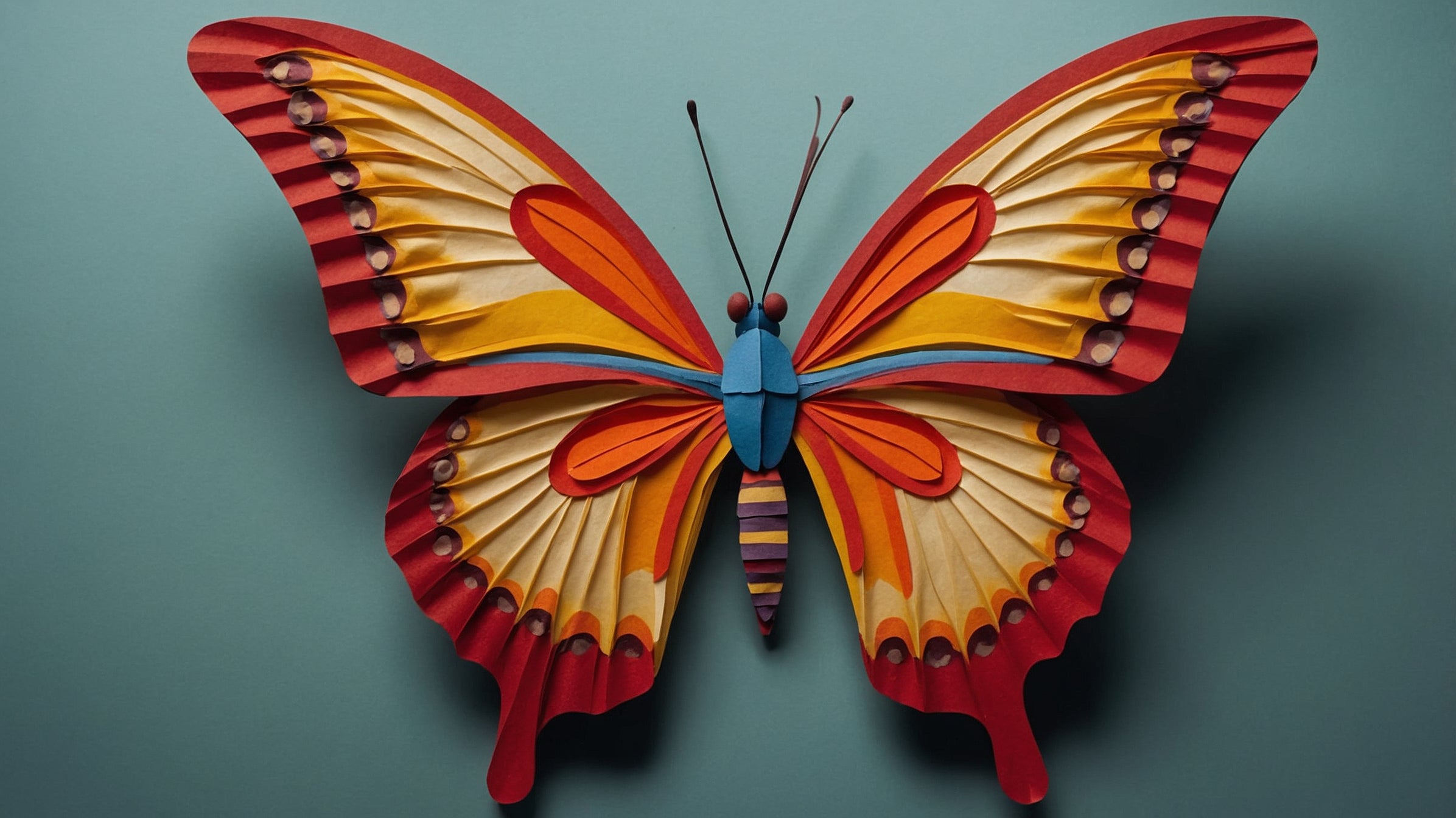 Cómo hacer una mariposa de papel