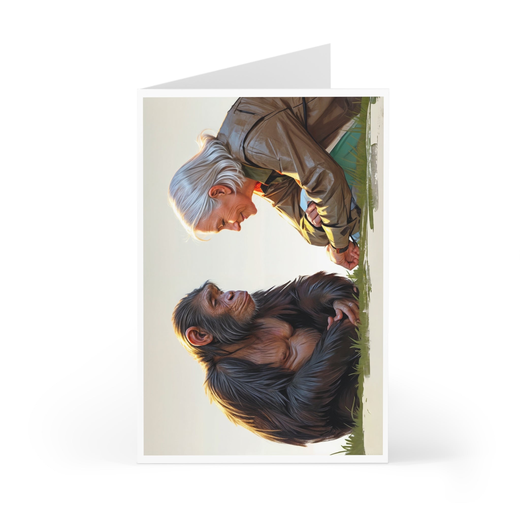 Postales de Jane Goodall , Jane Goodall Art, Jane Goodall Craft, Linda